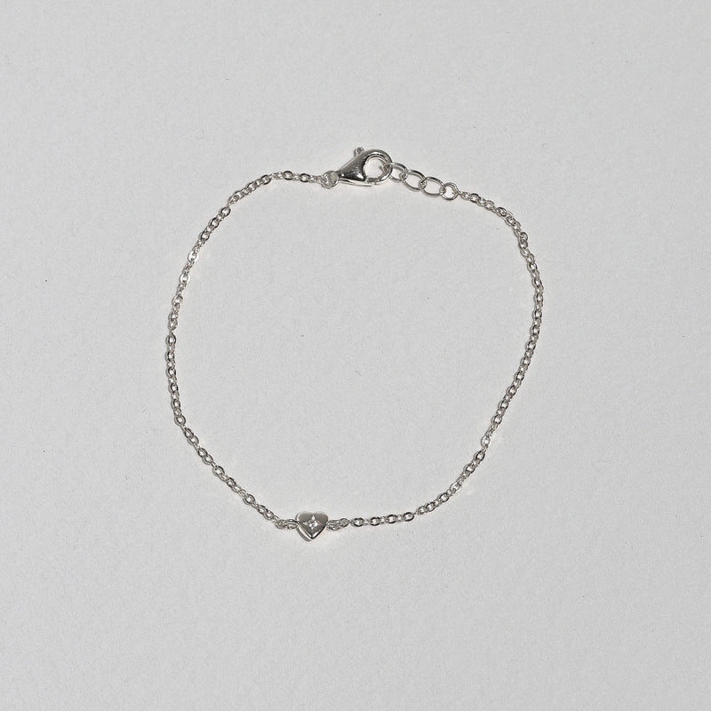Mini Heart Bracelet - Silver – Saint Valentine Jewellery