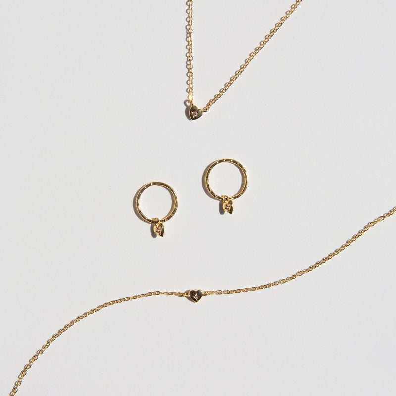 Mini Heart Bracelet - Gold – Saint Valentine Jewellery