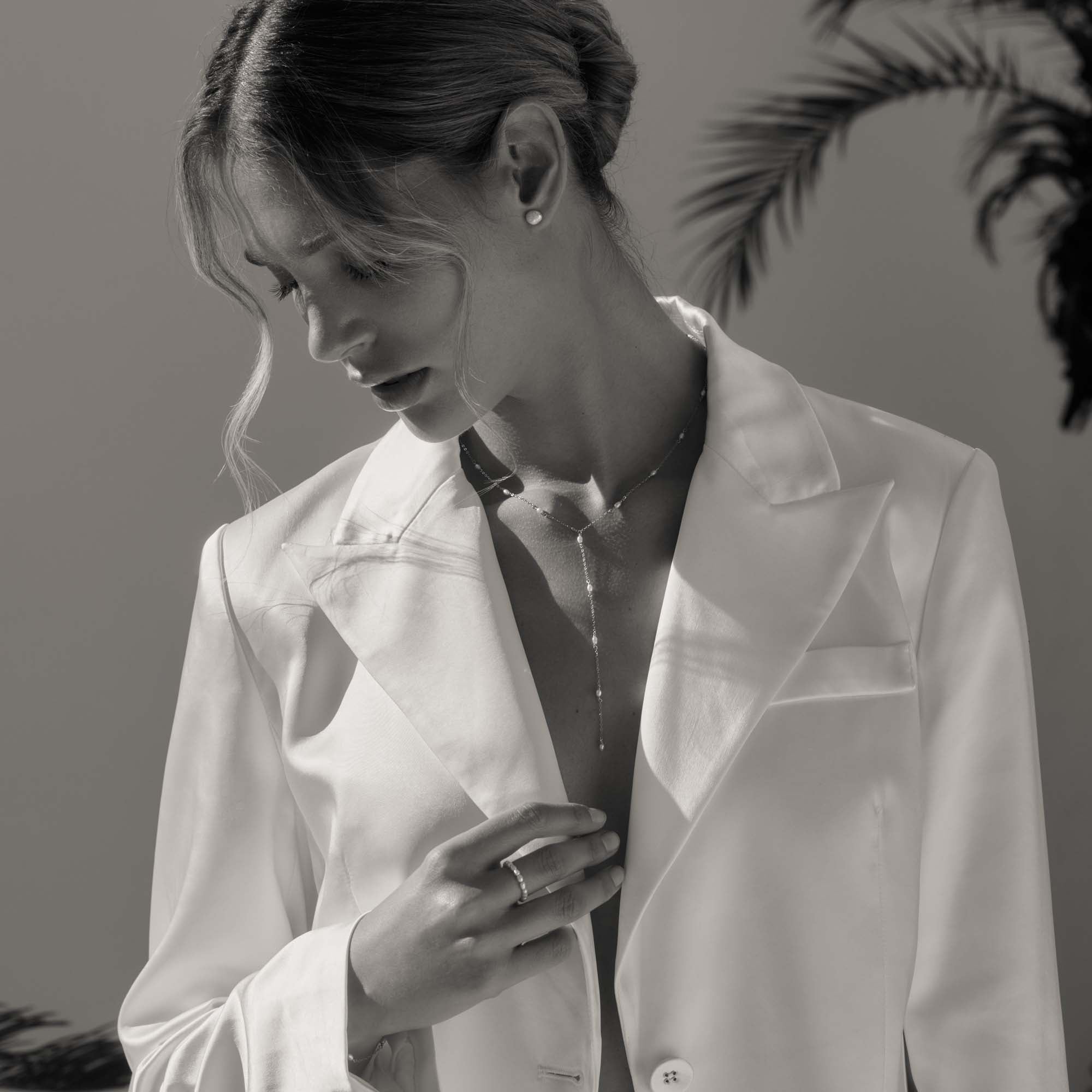 Mara Keshi Pearl Studs - Silver – Saint Valentine Jewellery